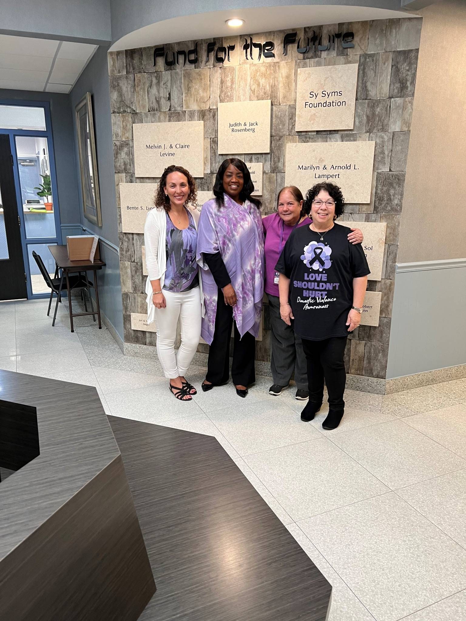 Alpert Jewish Family Service | Alpert JFS Staff Wears Purple in Support ...